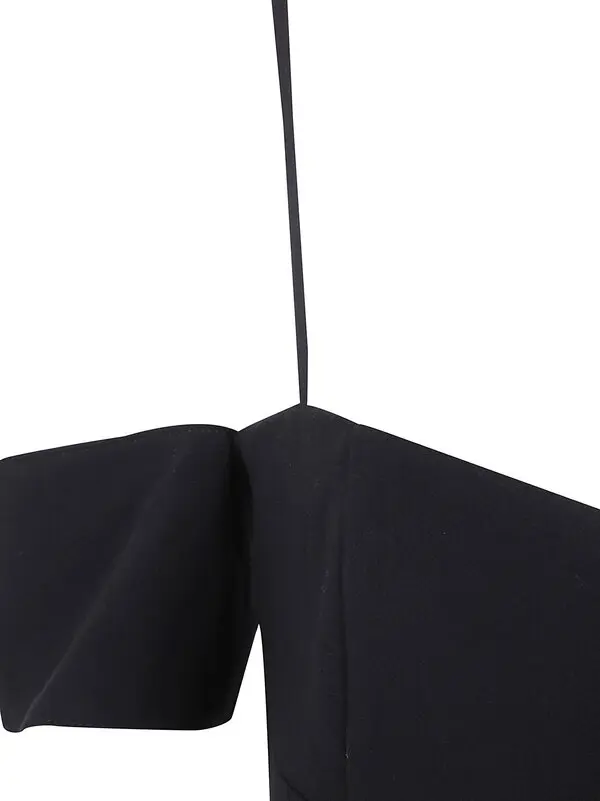 Pinko Off-shoulder Dress With Spaghetti Straps And Slit