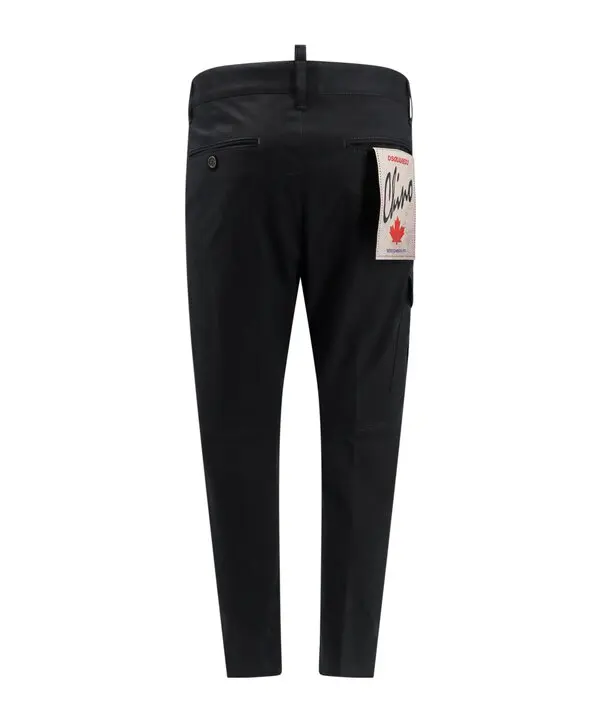 Dsquared2 Tapered-leg Skinny Cargo Trousers - Black