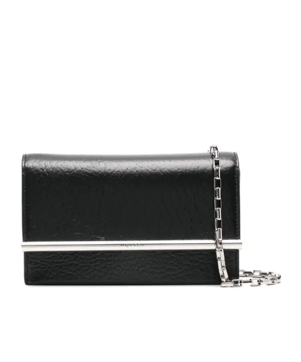 Alexander McQueen T-bar Chain-linked Clutch Bag