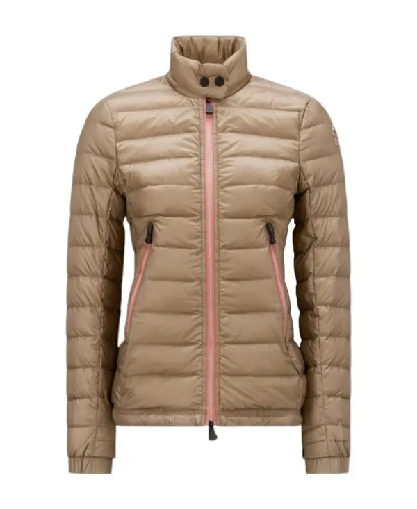 Moncler Walibi Short Down Jacket - Light Brown