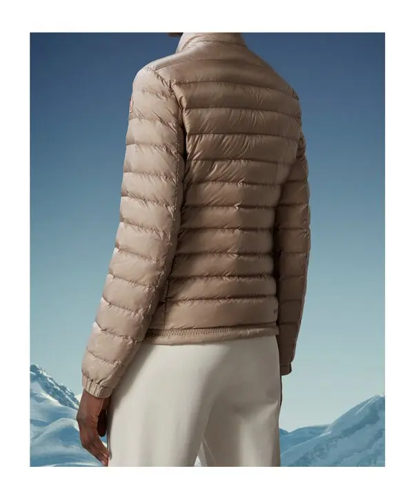 Moncler Walibi Short Down Jacket - Light Brown