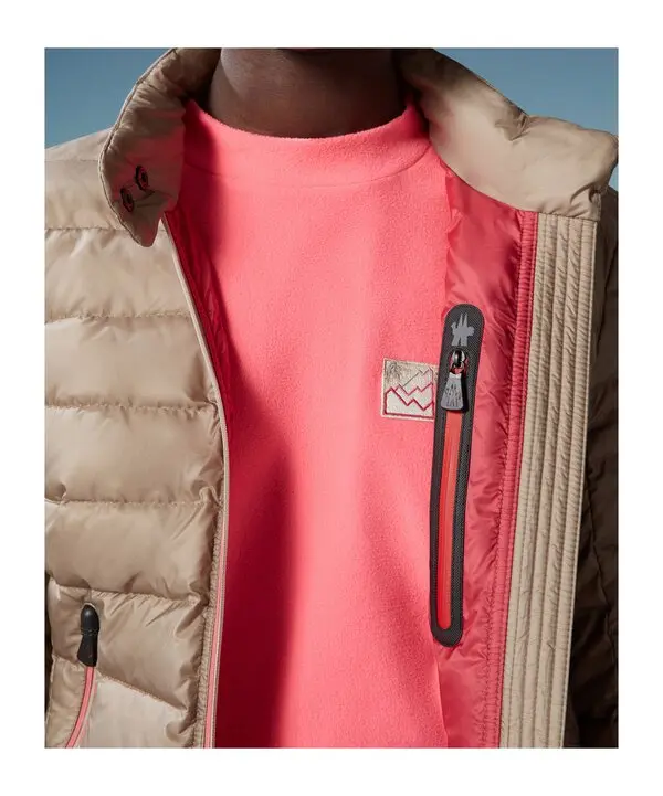 Moncler Walibi Short Down Jacket - Light Brown