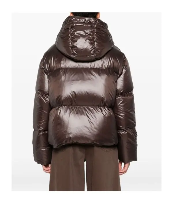 FAY Hooded Quilted Puffer Jacket - Black