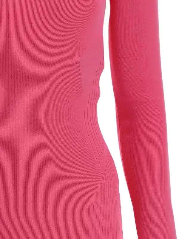 Balenciaga Sweetheart Neckline Knit Top