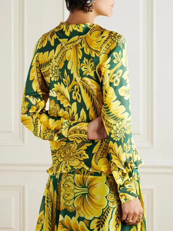 Etro Peau D'ange Silk Blouse