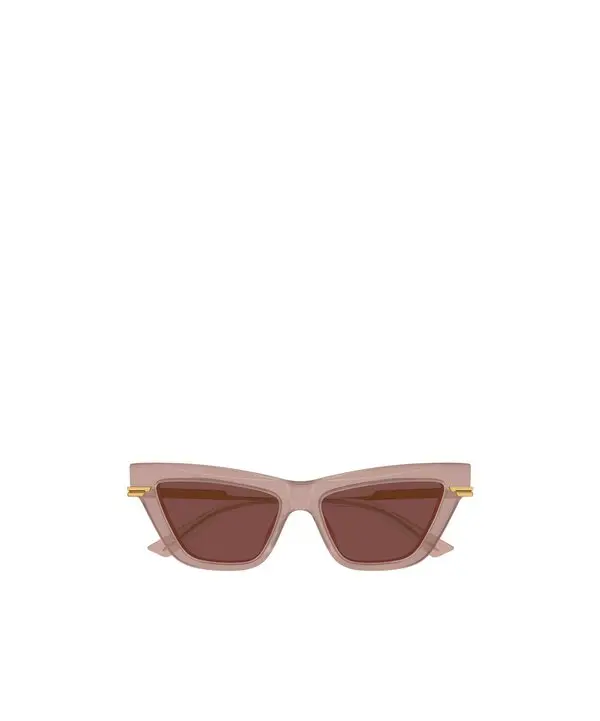 Bottega Veneta Geometric Cat-eye Sunglasses - Red
