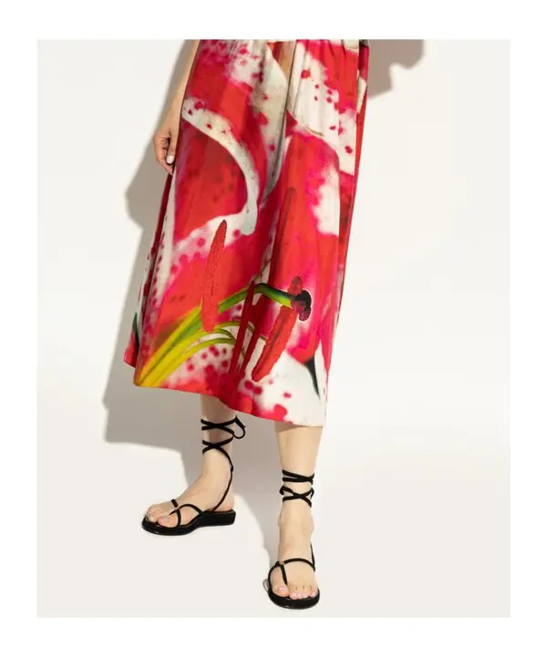 Tory Burch Suede Ankle Tie Sandals