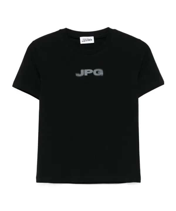 JEAN PAUL GAULTIER Crewneck Short Sleeve Logo T-shirt