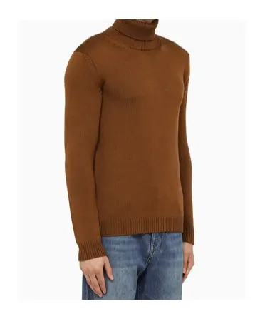 ROBERTO COLLINA Turtleneck Sweater - Brown