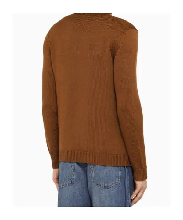 ROBERTO COLLINA Turtleneck Sweater - Brown