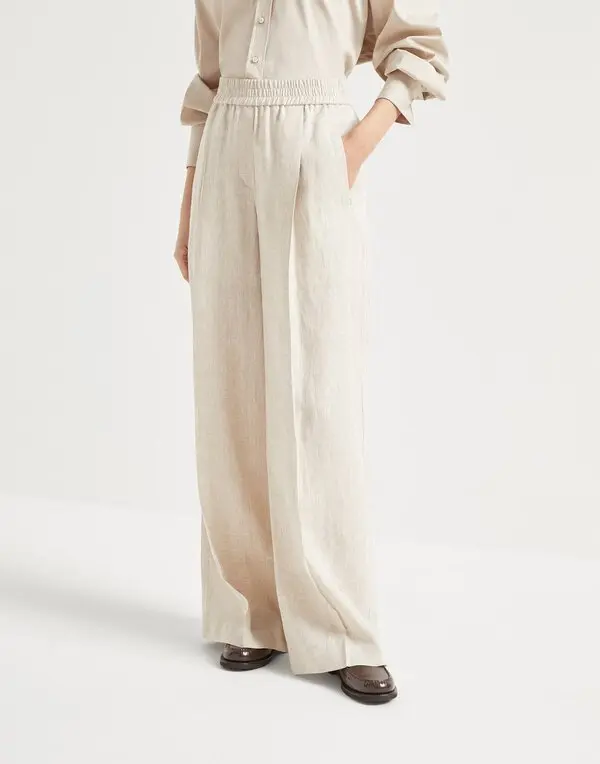 Brunello Cucinelli Loose Track Trousers - Nude
