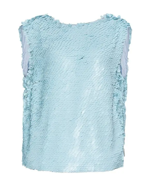 Dries Van Noten Sequined T-shirt - Blue