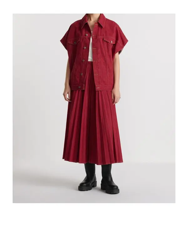 Dior Pleated Midi Skirt