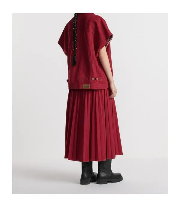 Dior Pleated Midi Skirt