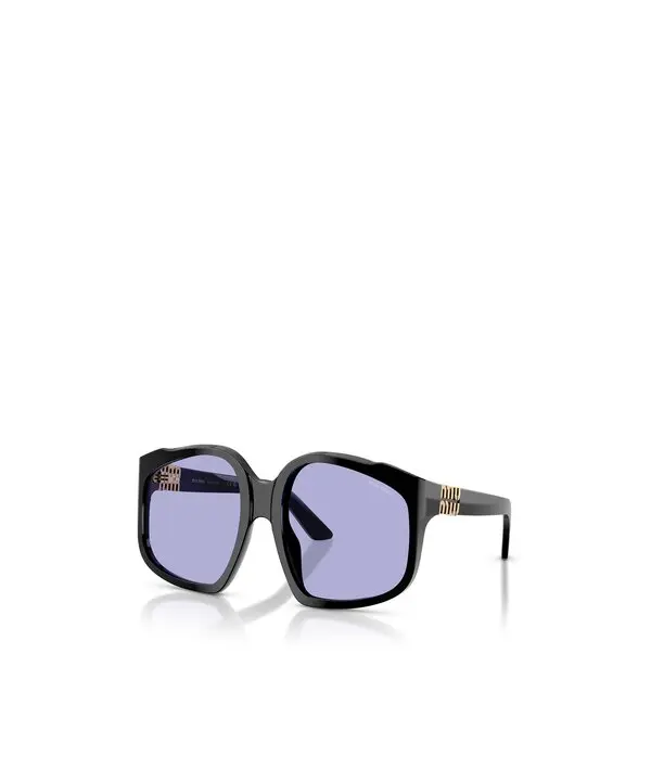 Miu Miu Oversized Frame Sunglasses - Blue