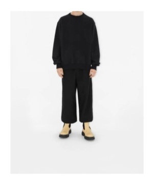 Burberry Equestrian Knight Crewneck Sweatshirt - Black