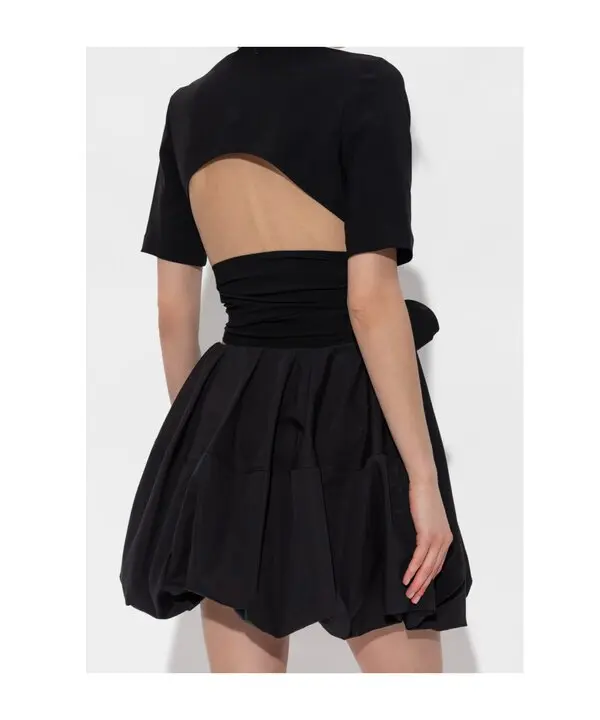 Alaïa Wrap Bow Detailed Backless Top