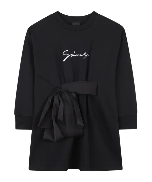 Givenchy Satin-tie Crewneck Dress