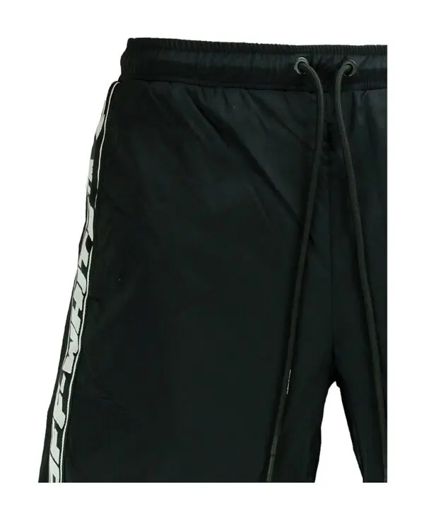 Off-White Logo Tape Swim Shorts - Black