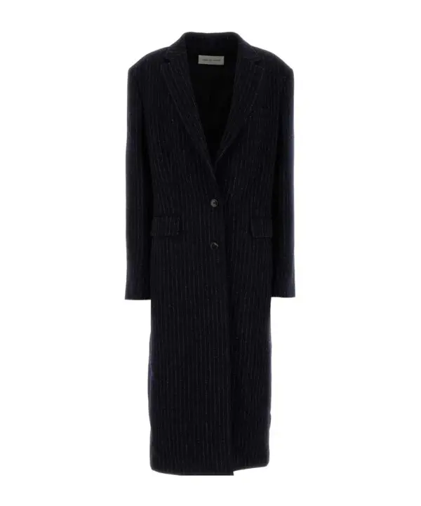 Dries Van Noten Striped Long Coat
