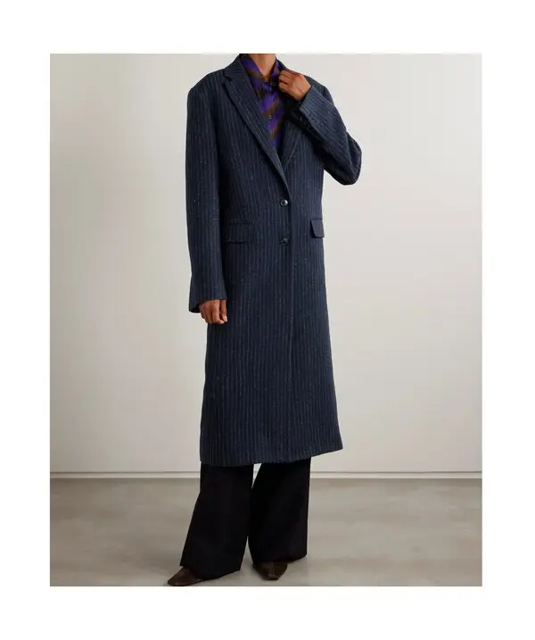 Dries Van Noten Striped Long Coat