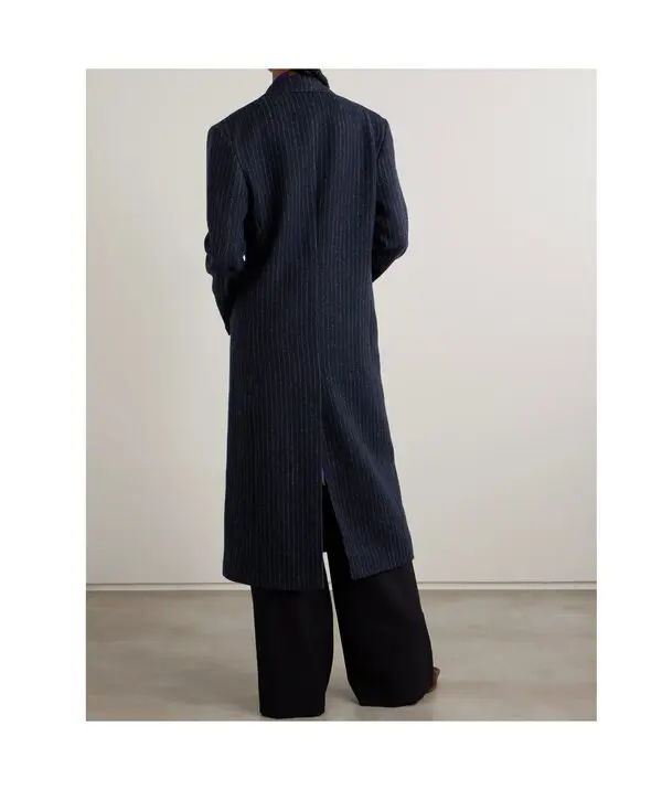 Dries Van Noten Striped Long Coat