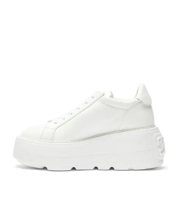 Casadei Nexus Lace-up Platform Sneakers - White