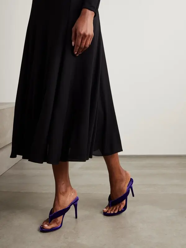 Alaïa 90mm Thong Heeled Sandals