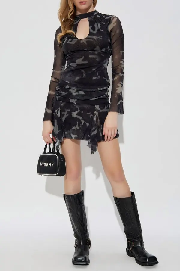 MISBHV Transparent Printed Long Sleeve Top
