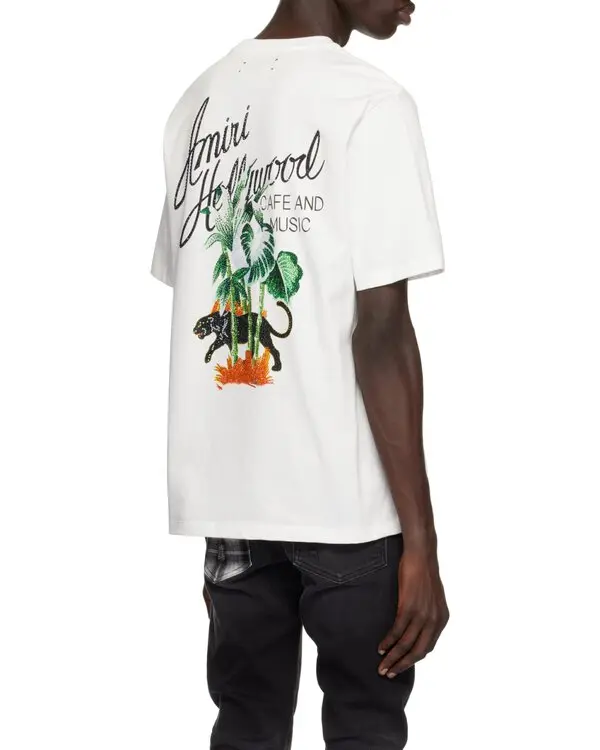 Amiri Open-necked Black Shirt