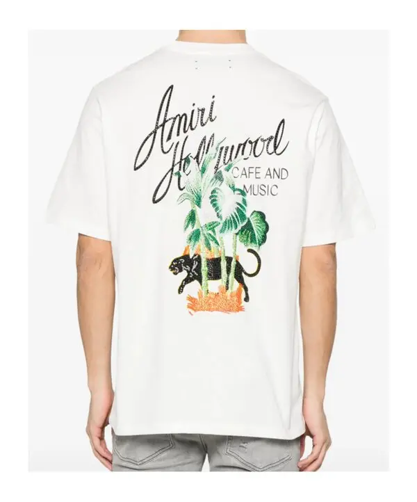 Amiri Open-necked Black Shirt