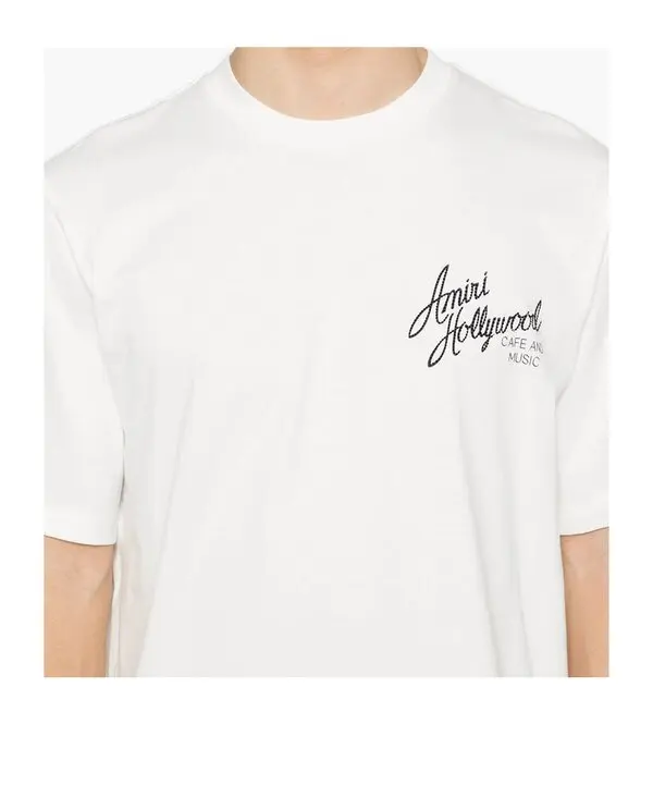 Amiri Open-necked Black Shirt
