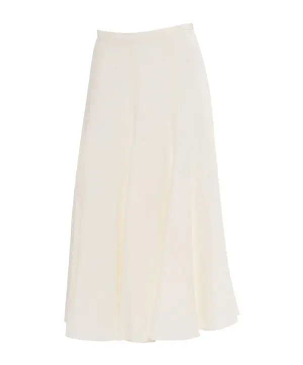 Fabiana Filippi Flared Cut Midi Skirt - White