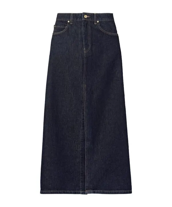 Ulla Johnson The Anais Denim Maxi Skirt