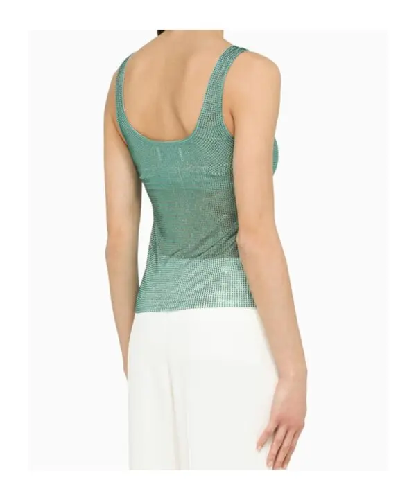 Giuseppe Di Morabito Embellished Sleeveless Tank Top - Green