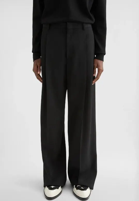 JIL SANDER Gabardine Belted Trousers