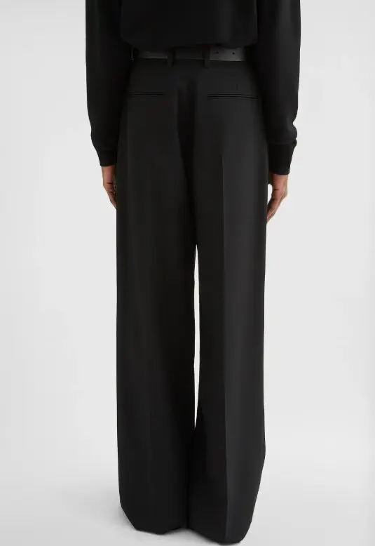 JIL SANDER Gabardine Belted Trousers