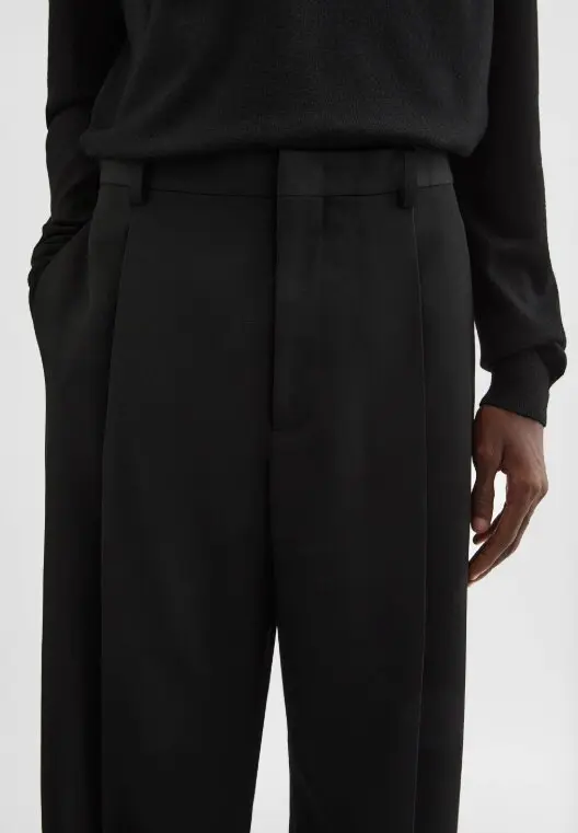 JIL SANDER Gabardine Belted Trousers