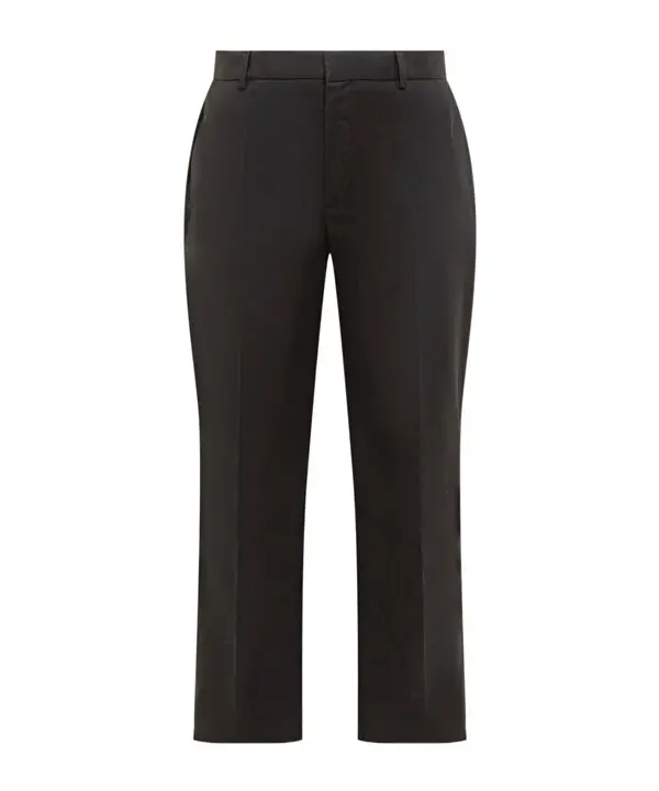 Off-White High Waist Straight Leg Pants