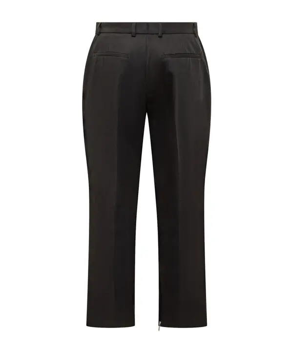 Off-White High Waist Straight Leg Pants