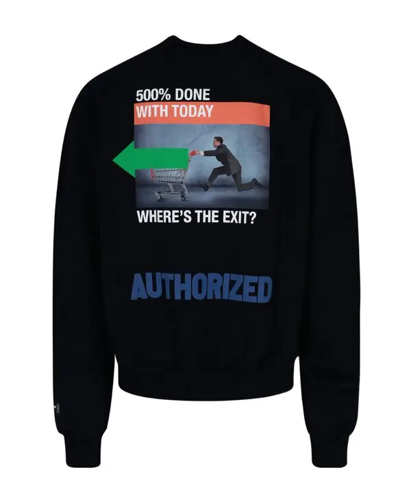 Heron Preston Graphic Printed Crewneck Sweatshirt
