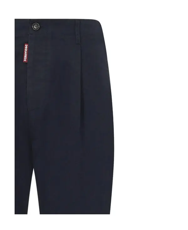 Dsquared2 Cropped Tapered Pants - Black