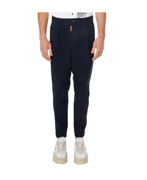 Dsquared2 Cropped Tapered Pants - Black