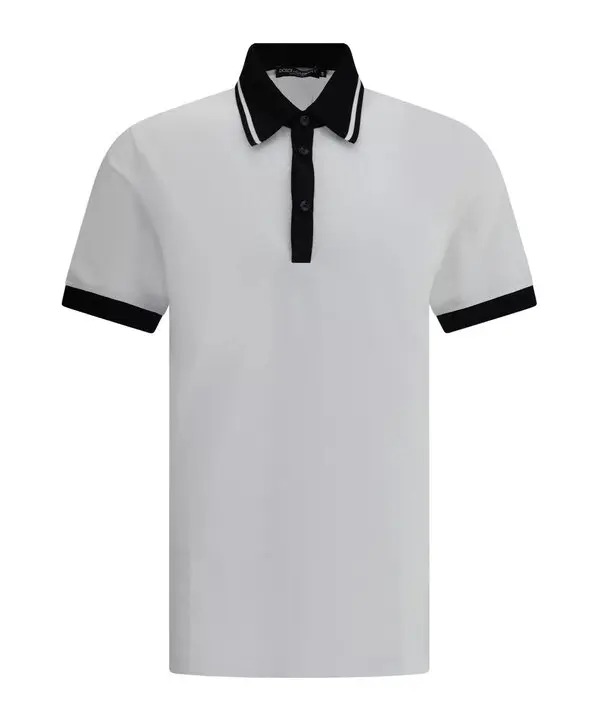 Dolce & Gabbana Dolce Gabbana Logo Printed Polo Shirt