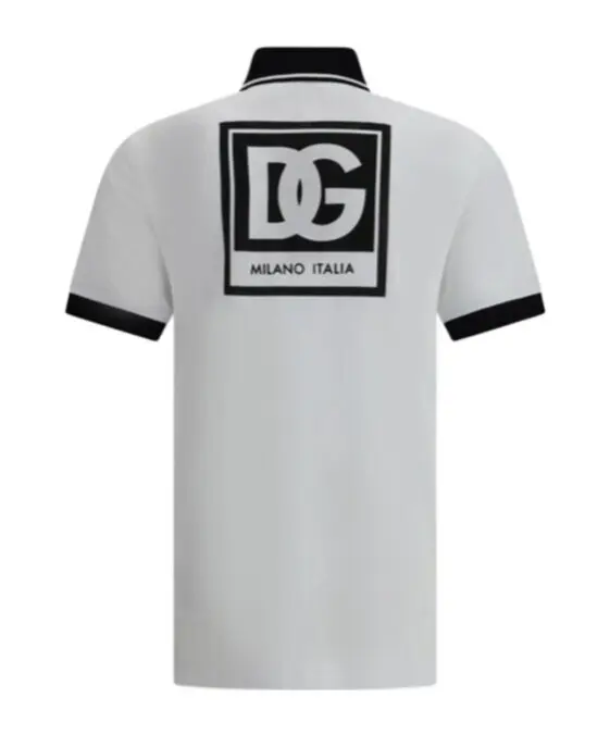 Dolce & Gabbana Dolce Gabbana Logo Printed Polo Shirt