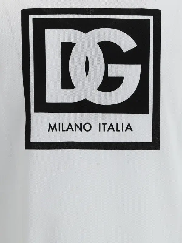 Dolce & Gabbana Dolce Gabbana Logo Printed Polo Shirt
