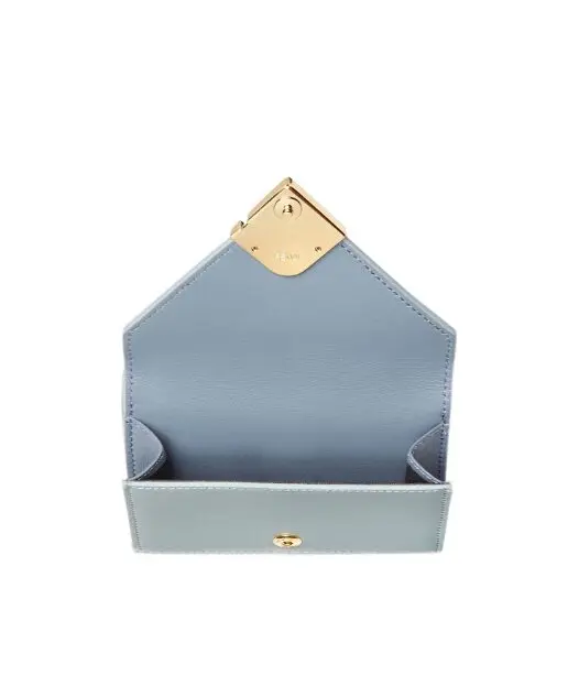 Fendi Ff Diamonds Tri-fold Wallet - Blue
