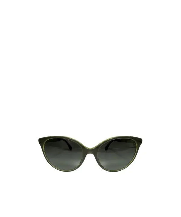 Fendi Cat Eye Sunglasses With Logo Detail - Black