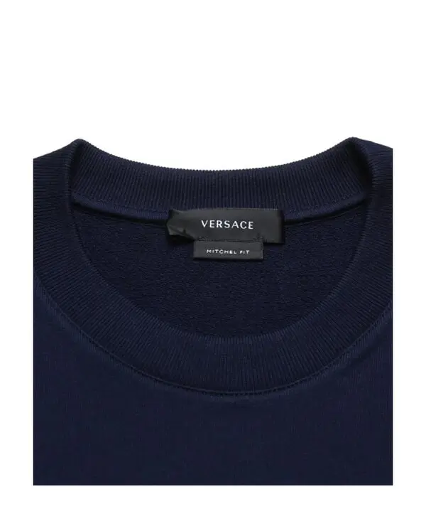 Versace Logo Print Crew Neck Jumper