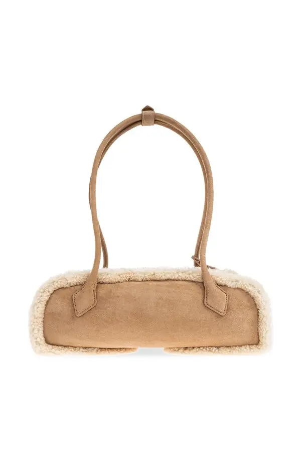 Alaïa Schultertasche - Beige